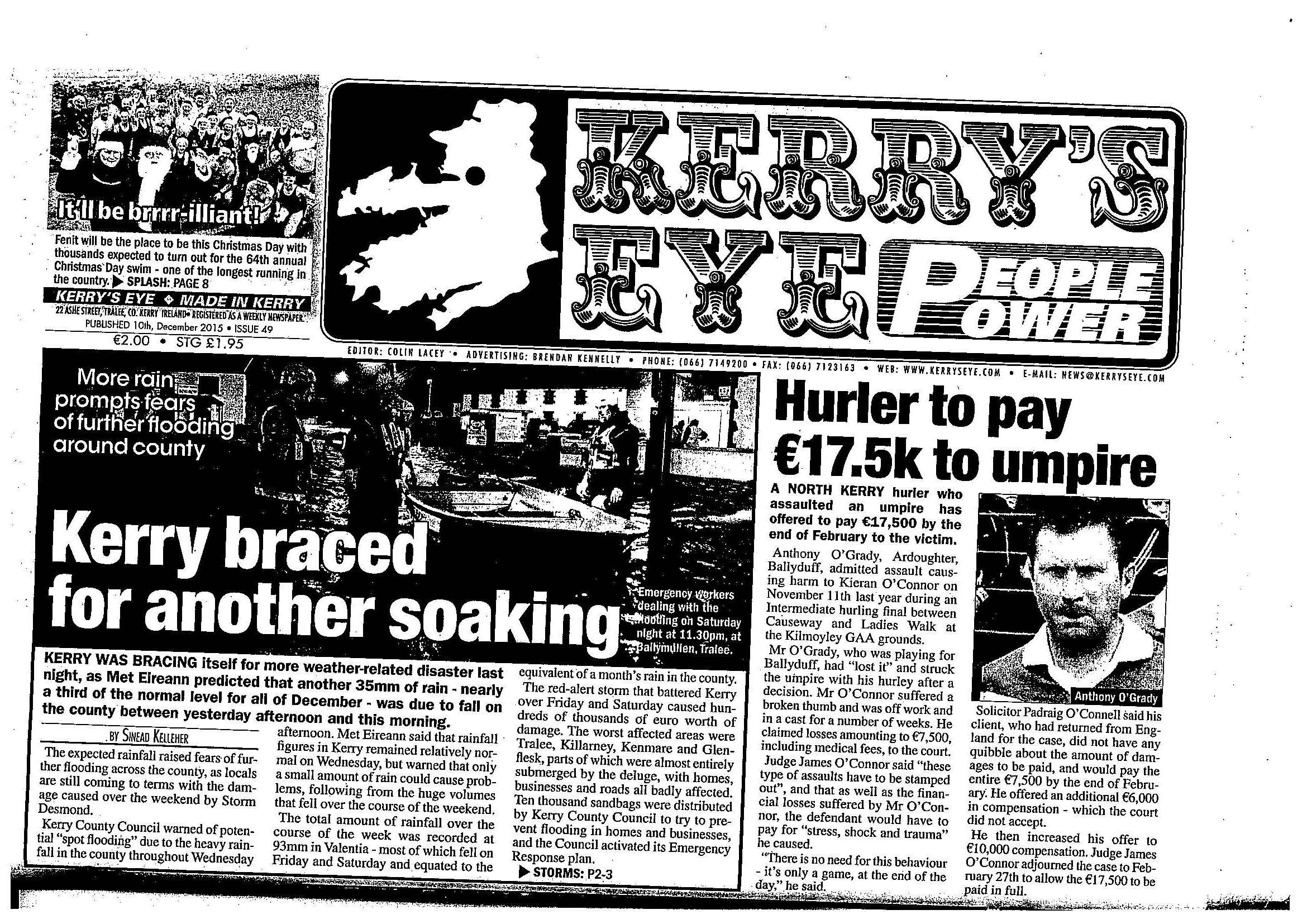 Kerrys Eye 10th December 2015 | Civil Defence