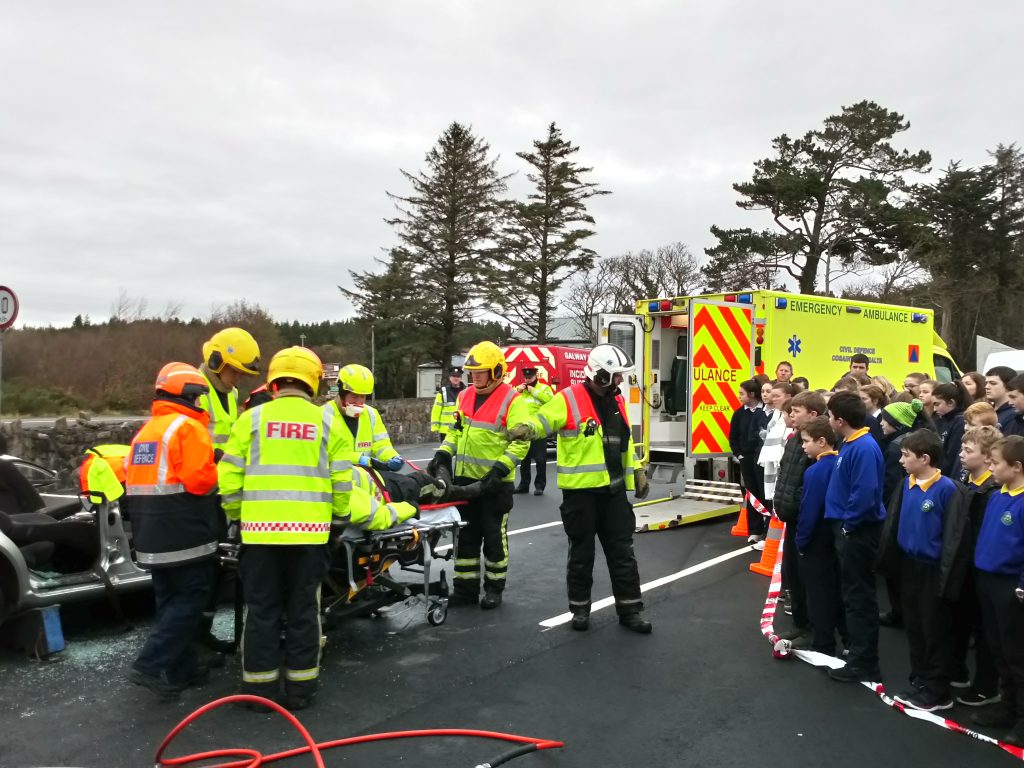 Galway – Road Safety Demonstration | Civil Defence